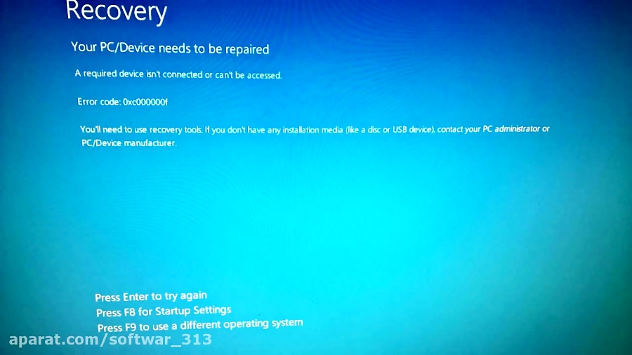 Windows 10 [FIX] - "A required device isn't connected or can't be ...