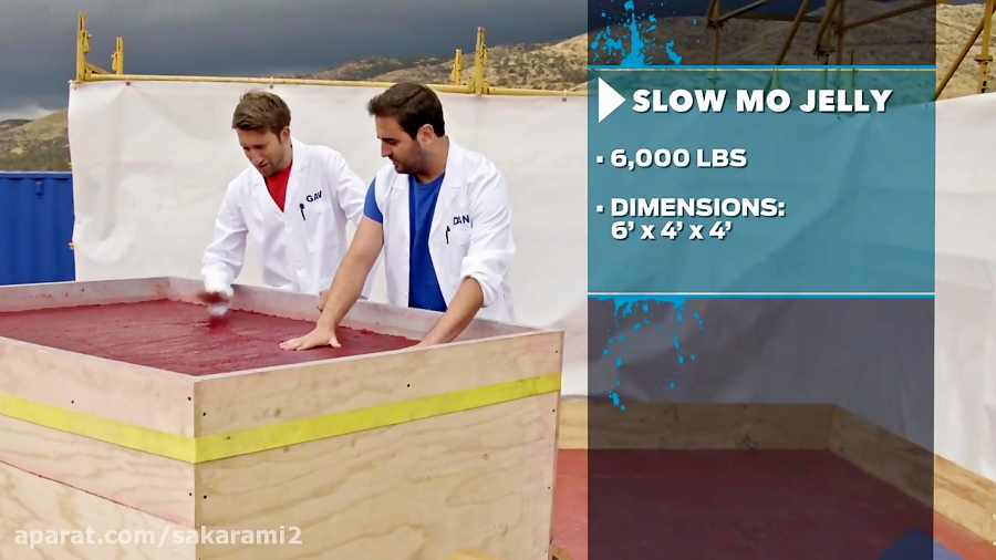 World's Biggest Jelly in Slow Motion