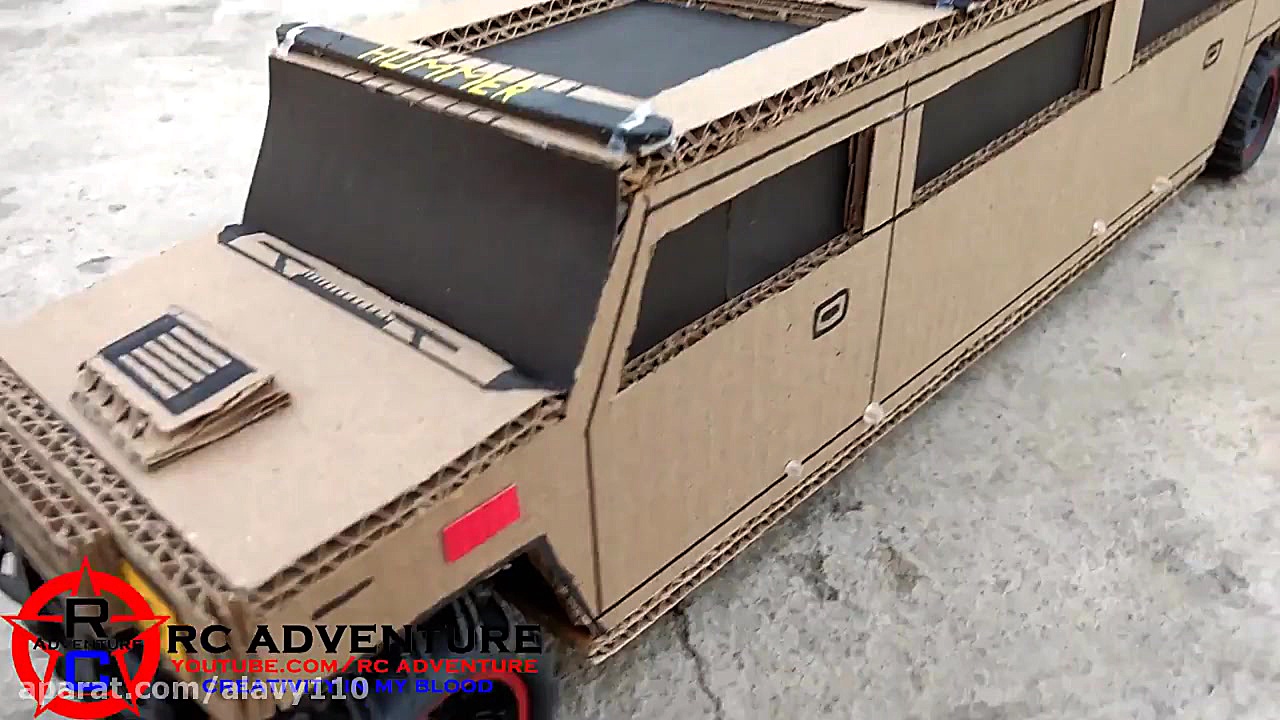 Cardboard Hummer Car || How to Make RC Hummer Limousine || Hummer Limo ...