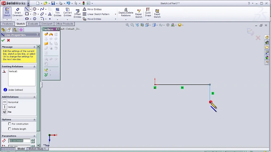 5-SolidWorks Surface Tutorial_ Swept Surface