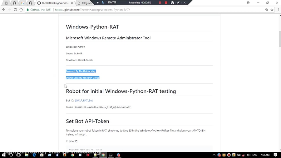 حل تنظیم کردن استارت آپ در Windows-Python-RAT