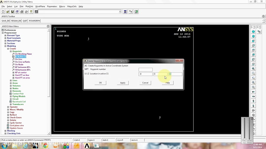 Ansys Baja car frame stress analysis