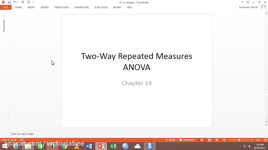 R - Two Way Repeated Measures ANOVA Lecture 3