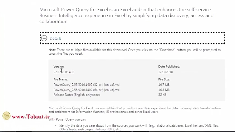 Install Power Query for Excel 2013