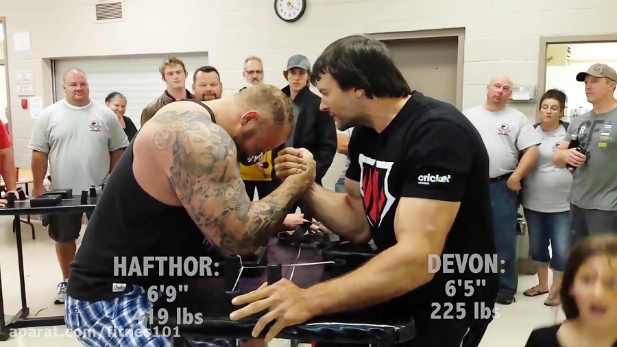 مچ اندازی Devon Larratt vs. The Mountain