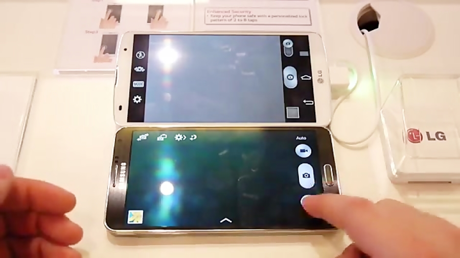 LG G Pro 2 vs Samsung Galaxy Note 3- First Look - YouTube