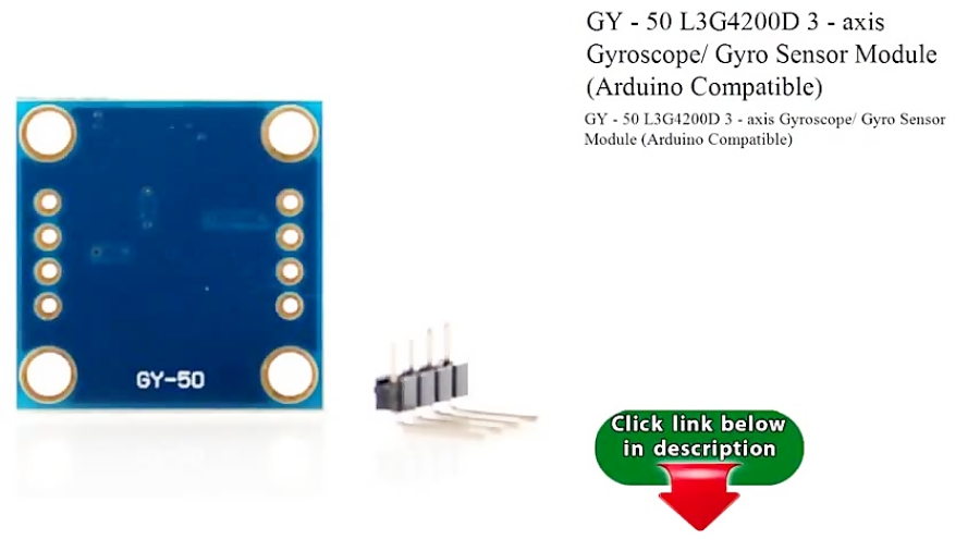 GY - 50 L3G4200D 3 - axis Gyroscope/ Gyro Sensor Module (Arduino Compatible)