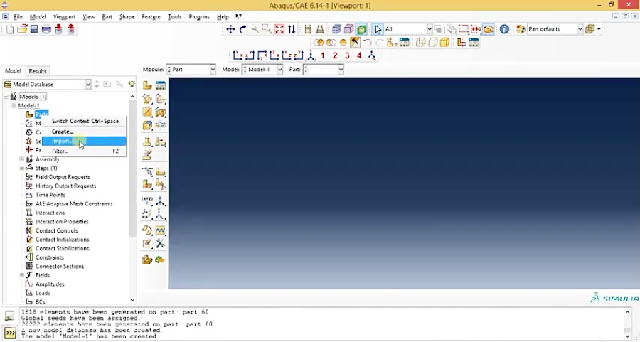 Abaqus Meshing Tutorials - 3D Solid Part Meshing Using Partition