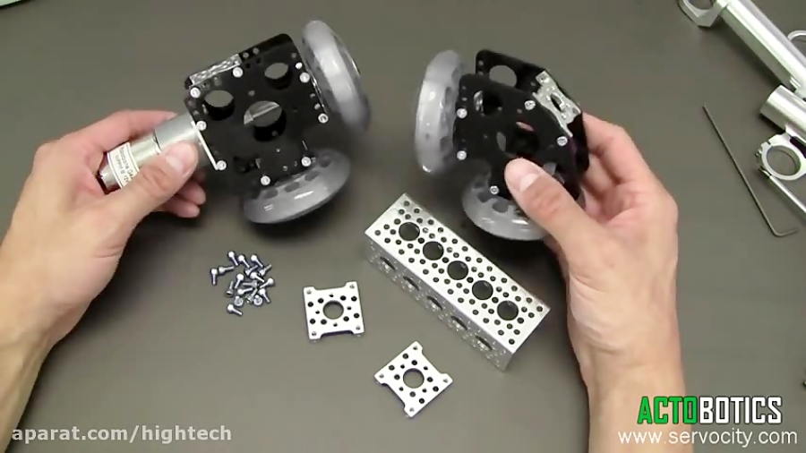 Actobotics™ - Mounting Assembled Dolly Wheels to Aluminum Channel