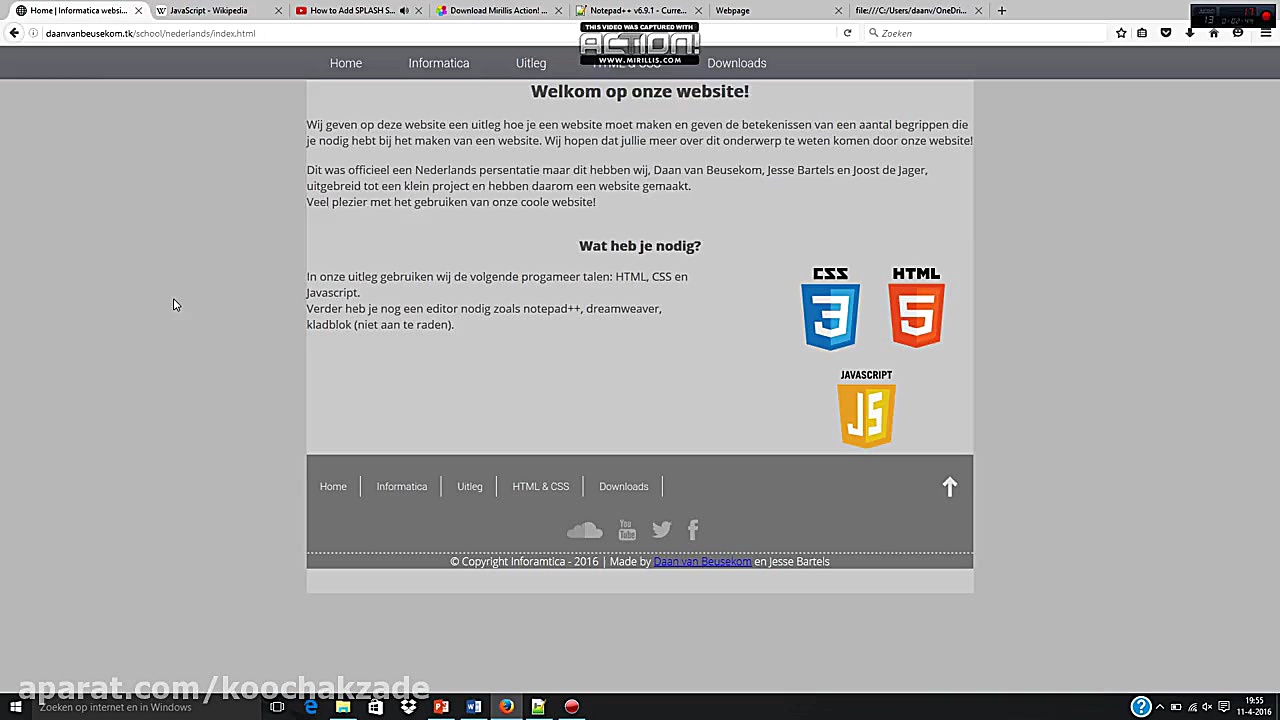 How to make a simple HTML Page