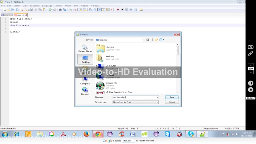 How to make simple website in notepad hd #computerrepair #techtip