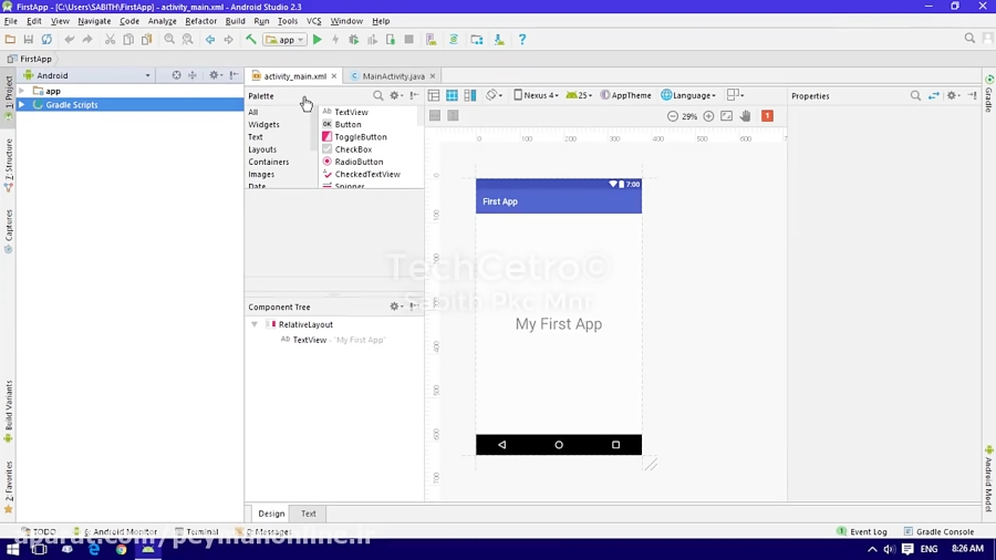 Android Application Development Tutorial for Beginners - #2 | 2017 | Introduction to XML Coding