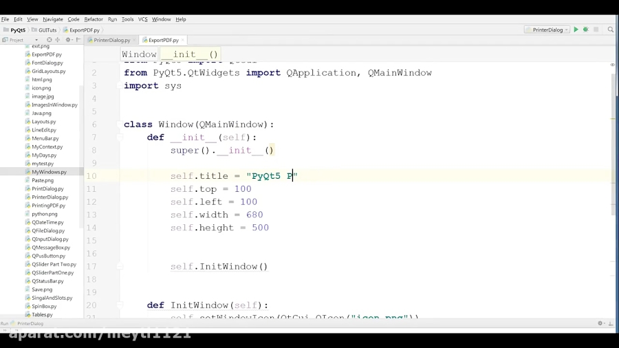 31 PyQt5 PDF Exporting Python GUI Programming With PyQt5