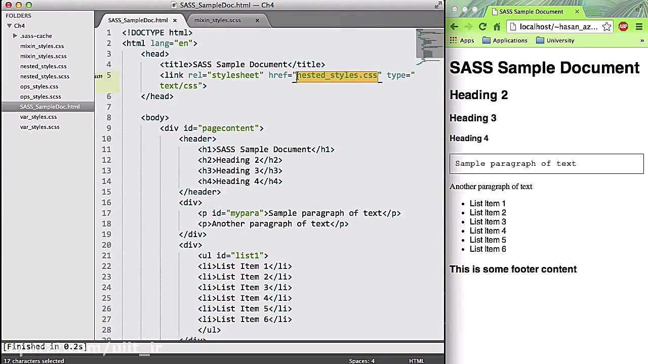 ۱۷- استفاده از mixin و عملکردهای ریاضی در SASS