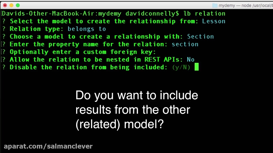 Build YOUR OWN Udemy with NodeJS Loopback | tutorial : part 3 (model relations)