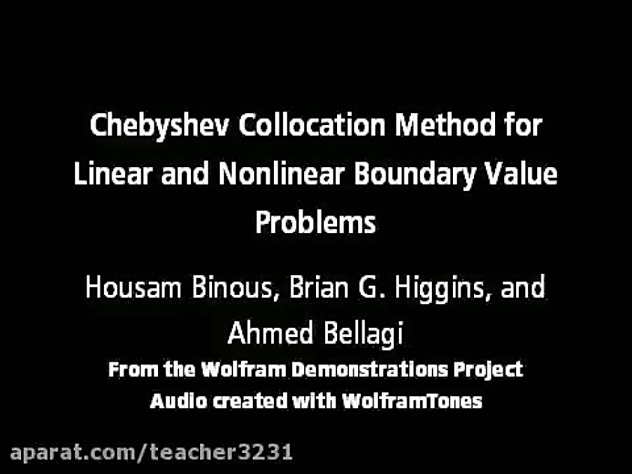 Chebyshev Collocation Method for Linear and Nonlinear Boundary Value Problems