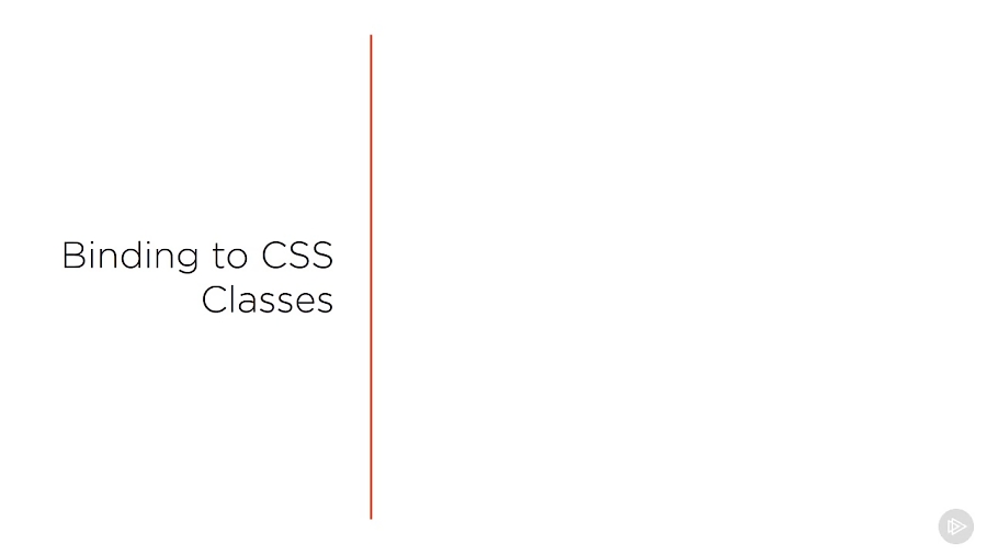 27 - Binding to CSS Classes