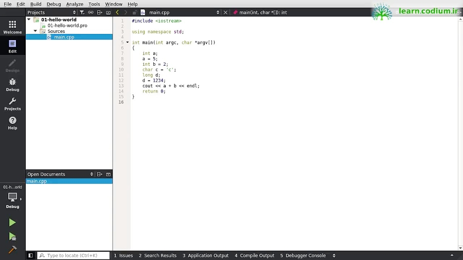 آموزش C - درس ۵