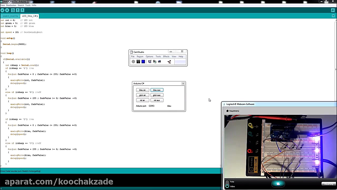 Arduino C# Speech Recognition