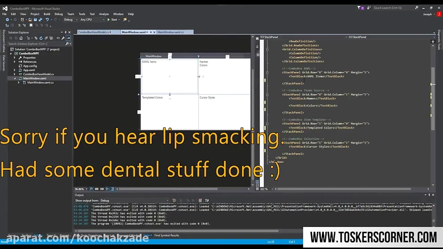 C# WPF Tutorial - ComboBox, ItemSource and Templates