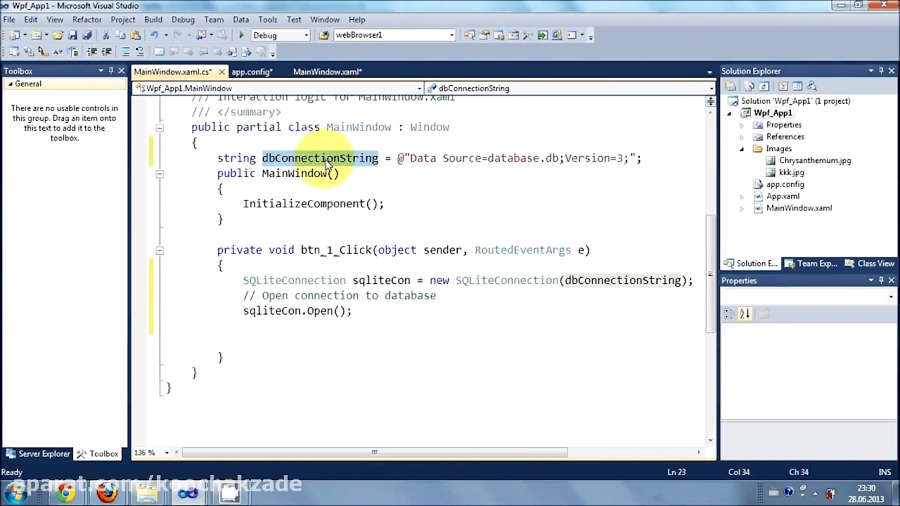 C# WPF Tutorial 7 Login Form using sqlite in C# WPF application PART 2 2