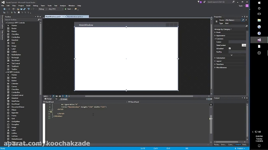C# WPF Tutorial - Stack Panels Dock Panels