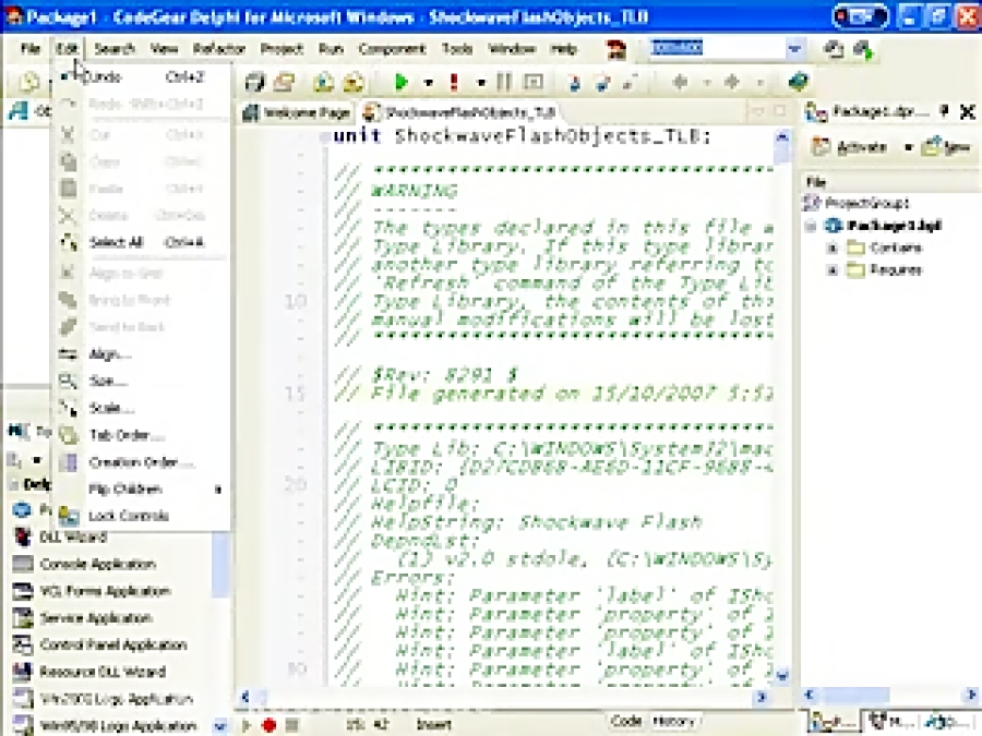 Delphi Programming Tutorial #28 - Using Flash within Delphi Delphi Programming Tutorial #28 - Using Flash within Delphi