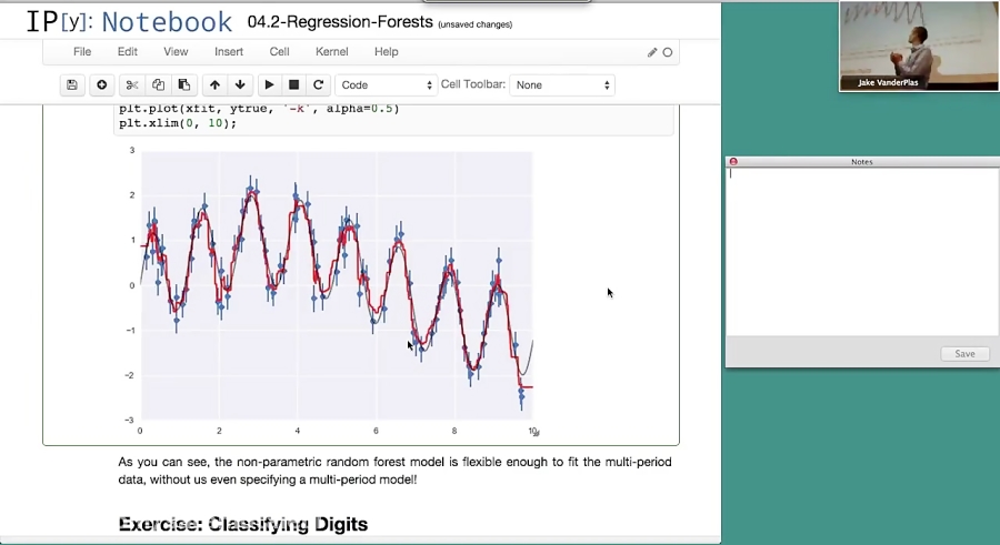Jake VanderPlas: Random Forest Regression for Astronomy tutorial in python