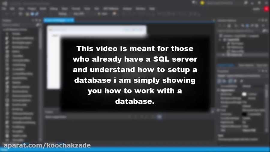 Visual Studio 2015 tutorial for Beginners | Ep18 | SQL Database ...
