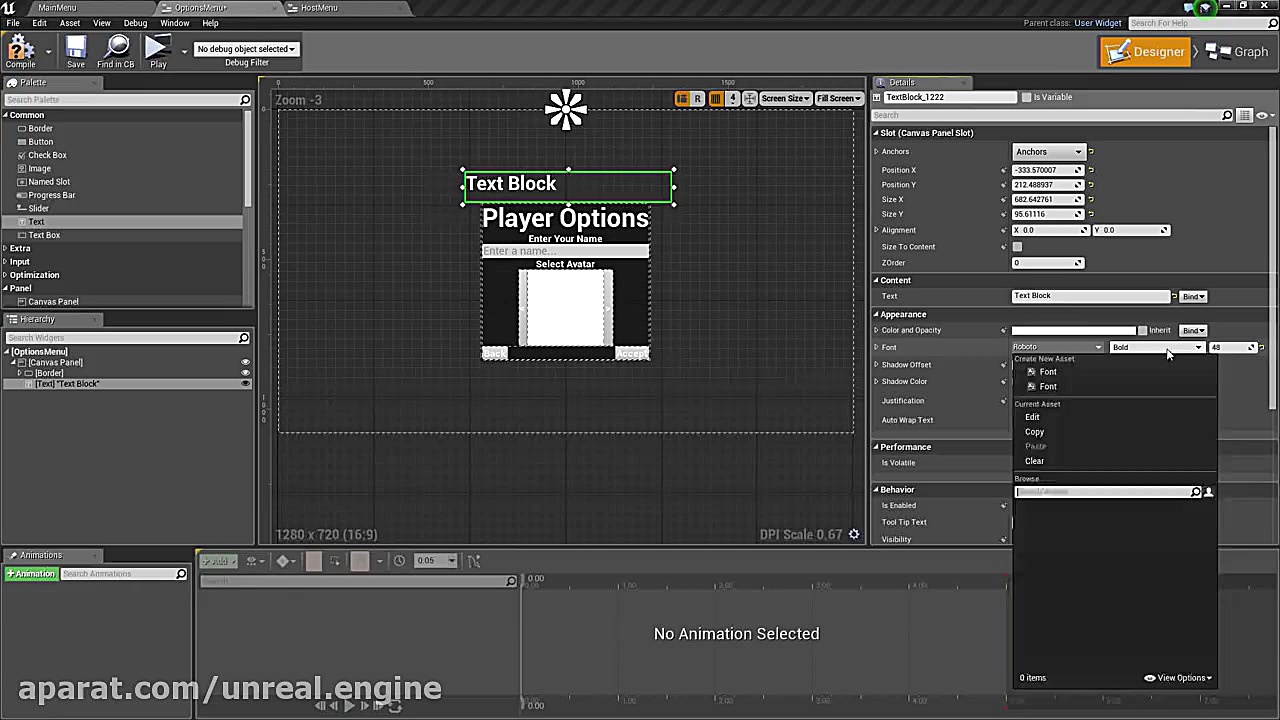 Blueprint Multiplayer: Options Design | 08 | v4.11 Tutorial Series | Unreal Engine
