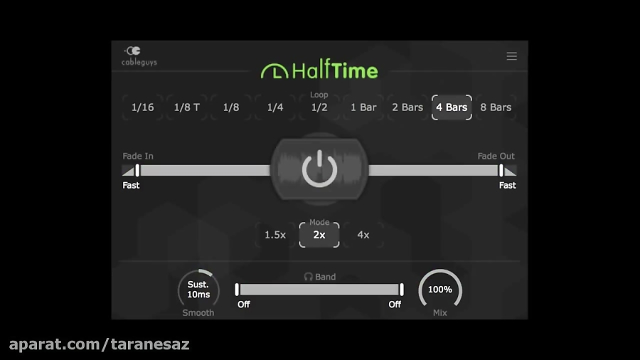 Cableguys HalfTime – Instant Creative Half-Speed Slowdown VST/AU Effect
