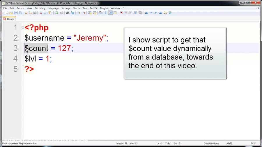 Experience Level Programming Tutorial for PHP MySQL Game or Web Site XP