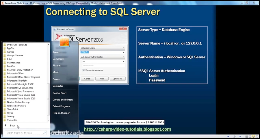 Connecting to SQL Server using SSMS - Part 1