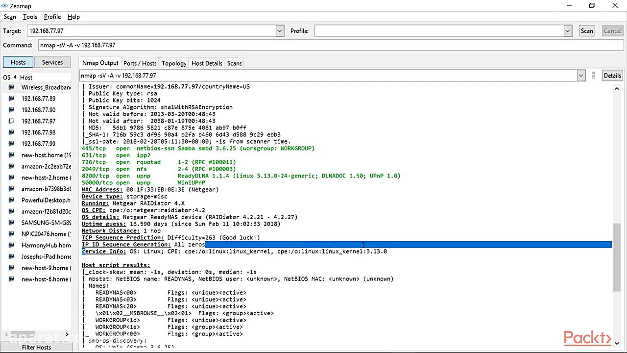 آموزش اسکن شبکه - Learning Practical Network Scanning