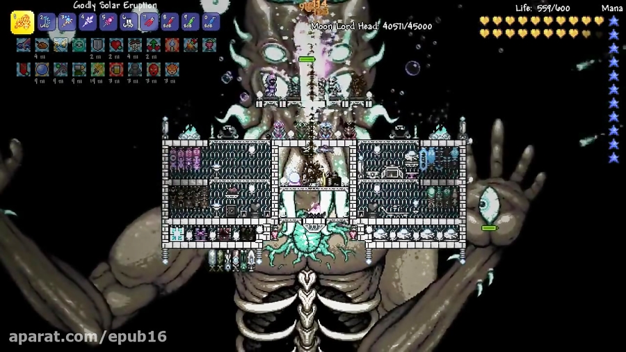 Terraria 1.3 Easy Moon Lord Arena Tutorial and Tips | 1.3 New Bosses ...