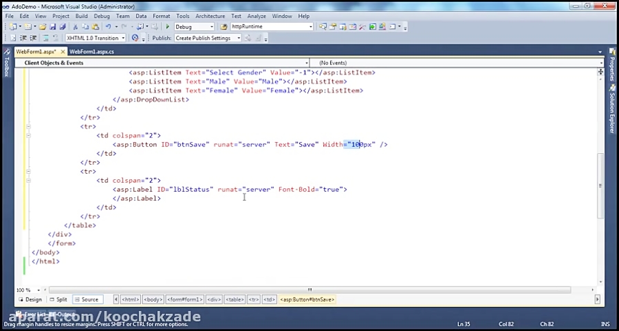 RequiredField validator control in asp.net Part 44
