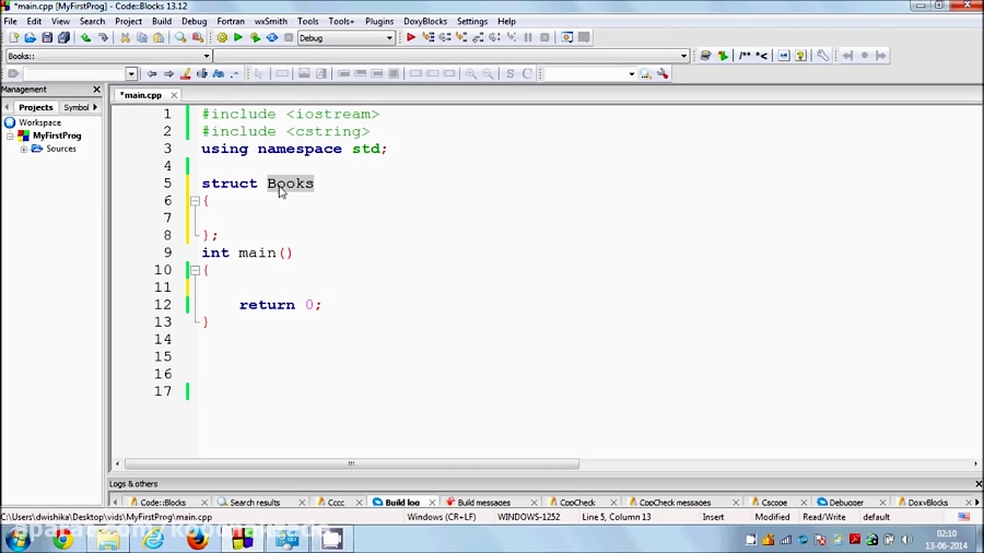C Tutorial for Beginners 23 - Data structures or struct (C )
