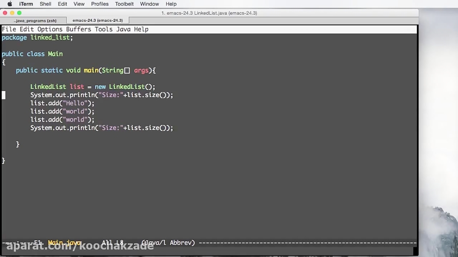 Linked Lists tutorial - Data Structures in Java