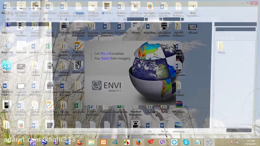 Optimum Index Factor (OIF) Calculation using ENVI and ILWIS (Part-2)