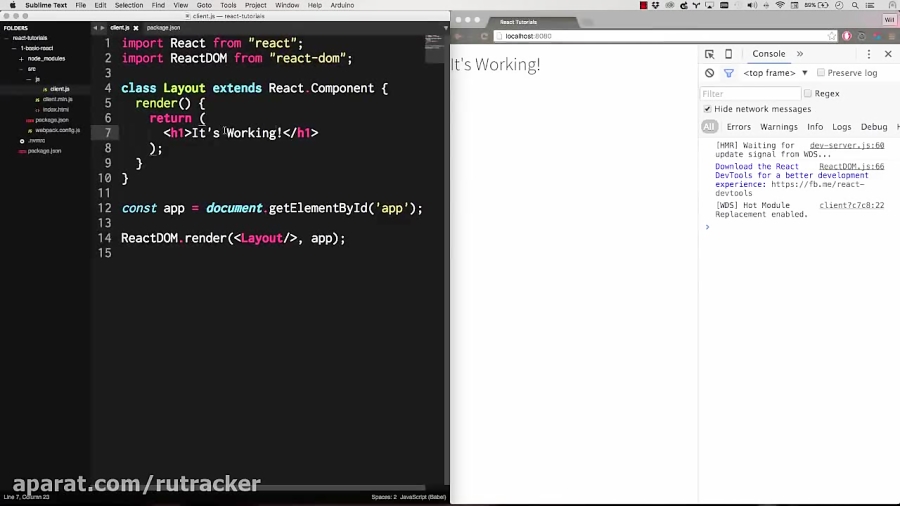 REACT JS TUTORIAL #2 - Reactjs Components Rendering