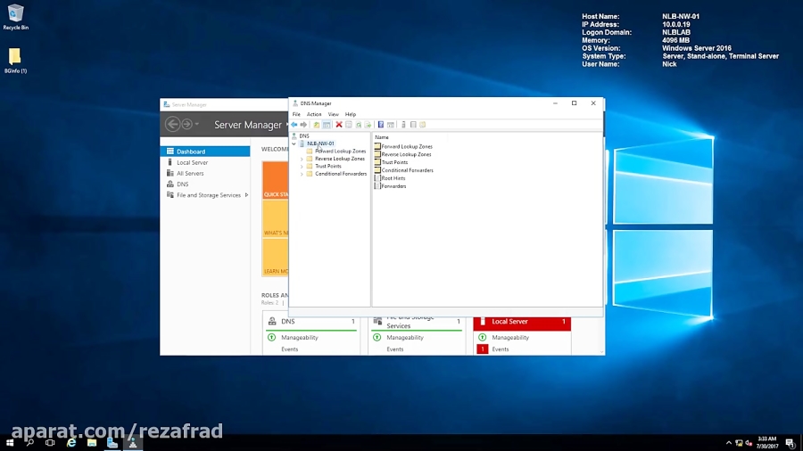 3.1 Implementing DNS on Windows Server 2016 (Step by Step guide)