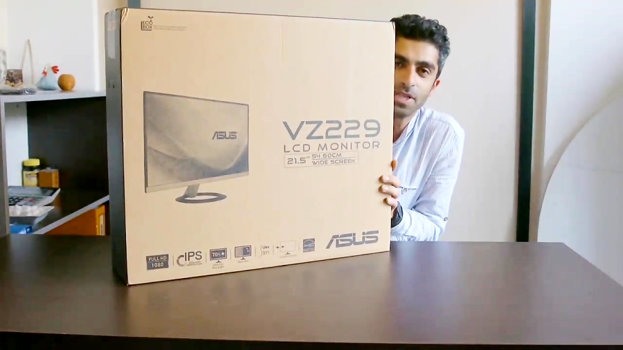 آنباکسینگ مانیتور asus vz229