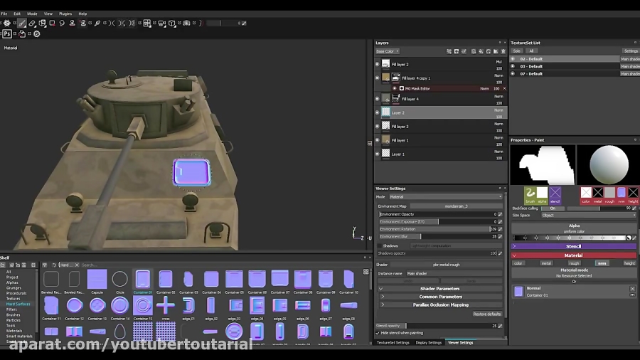 Texturing BTR 90 3ds max Substance painter tutorial final part