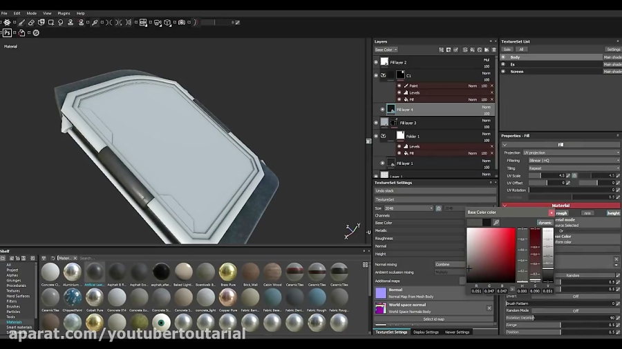 Making of sci fi gadget 3ds max- Substance painter tutorial part - 3