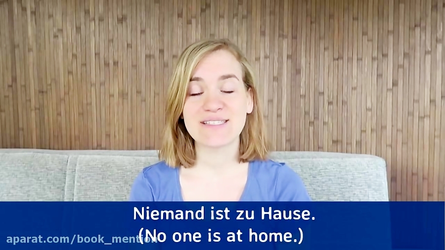 German Lesson (170) - Words of Negation - nie • nicht mehr • keiner ...