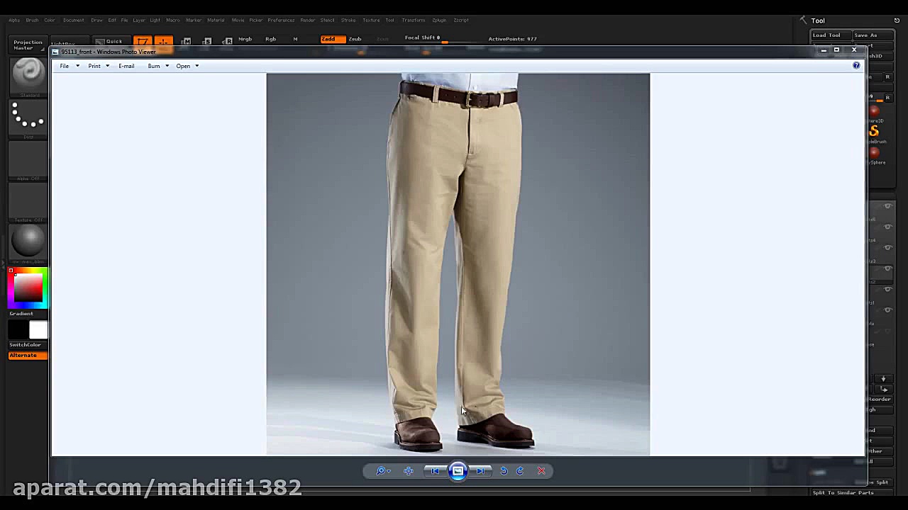 Zbrush - Sculpting Pants - Part 1