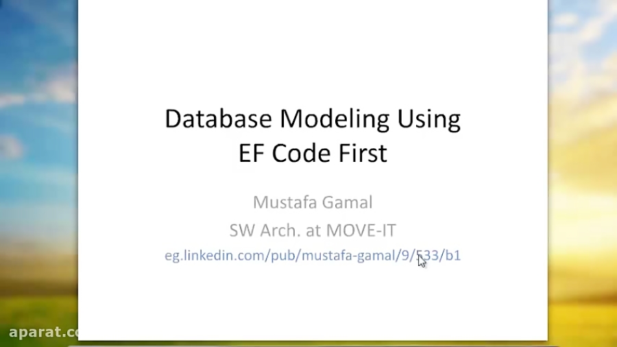 Database Modeling using EF Code First - Arabic