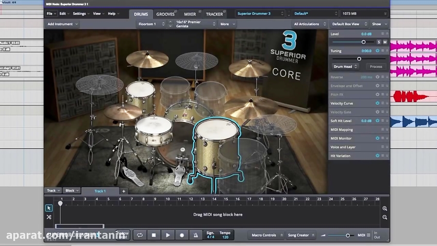 Free Tutorial - How To Get Drums Parts Down Fast Using Toontrack Superior Drummer 3