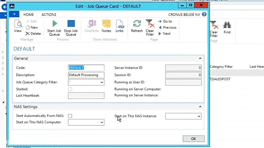 How Do I Setup the Job Queue in Microsoft Dynamics NAV 2013 R2