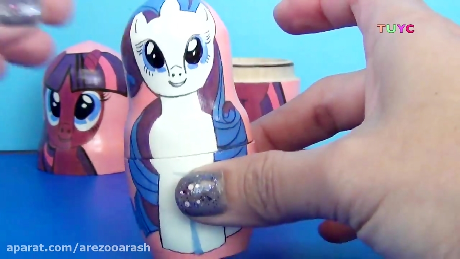 My Little Pony Nesting Matryoshka Dolls, Stacking Cups Surprise with ...